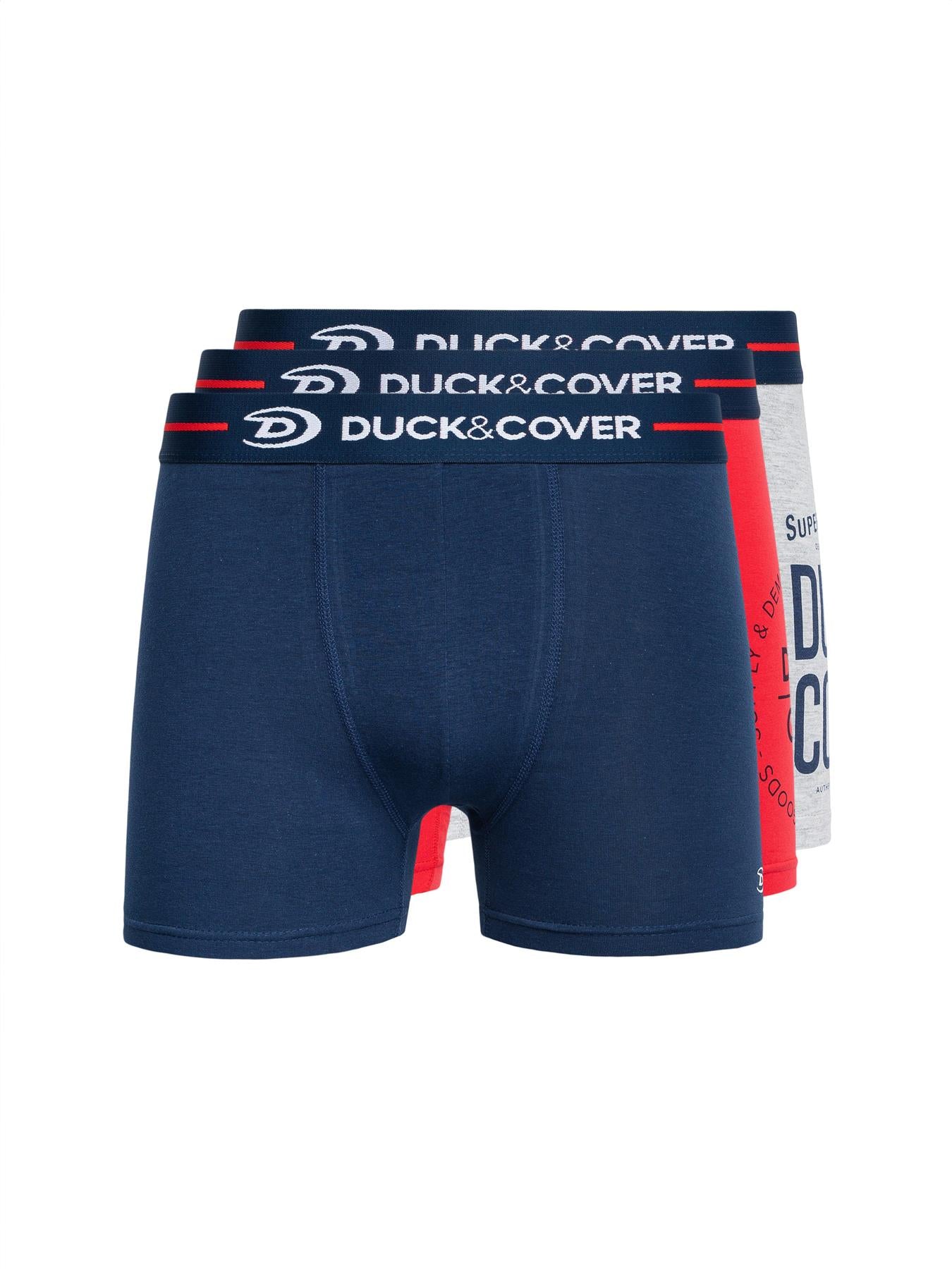 Mens Edelman Boxers 3pk Navy/Red – Duck and Cover